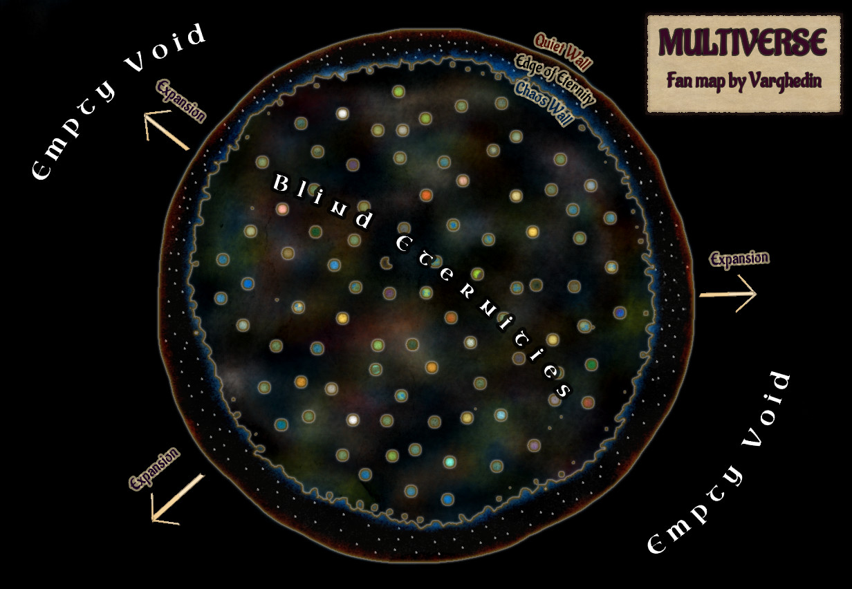 File:Multiverse map.jpg - Magic: The Gathering Wiki