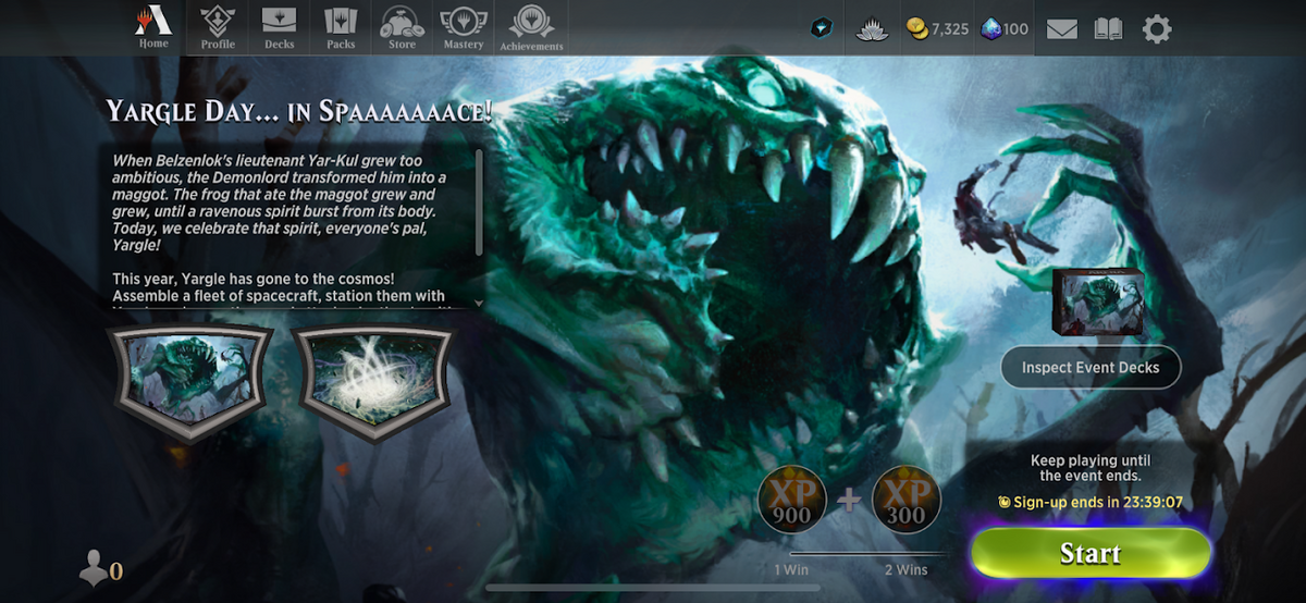 Yargle Day... In Spaaaaaaace! - Magic: The Gathering Wiki